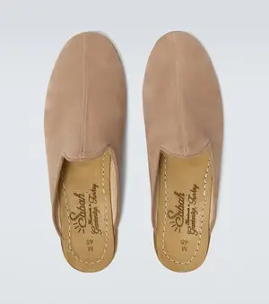 Sabah Baba Leather Mules - Beige