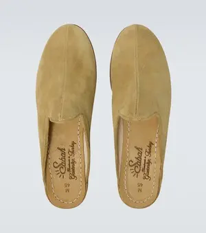 Sabah Baba Suede Mules - Beige