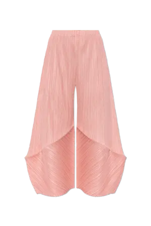 Issey Miyake Pleated Trousers - Pink