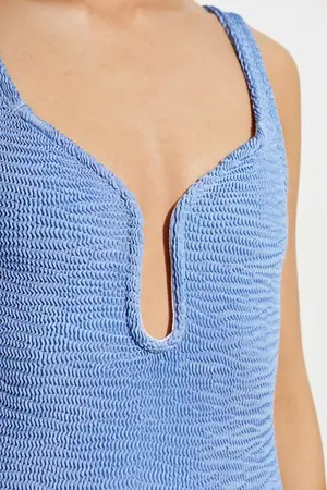 PARAMIDONNA Mika One-piece Swimsuit - Blue