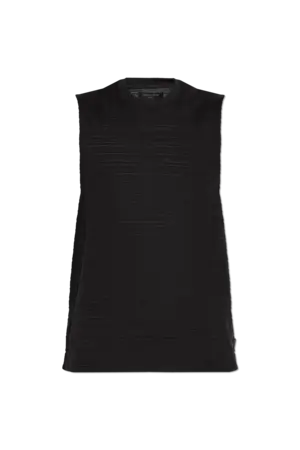 ALLSAINTS Sleeveless Ribbed Knit Tank Top - Black