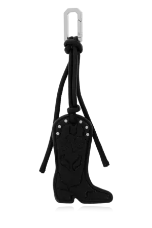 ALLSAINTS Leather Keychain "cowboy - Black