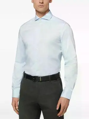 Boggi Milano Pointed-collar Shirt - Blue