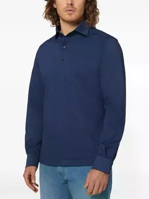 Boggi Milano Bowling-collar Polo Shirt