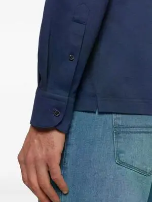 Boggi Milano Bowling-collar Polo Shirt