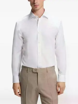 BOSS X Beckham Slim-fit Cotton Shirt