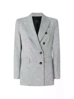 Pinko Double-breasted Blazer - Grey