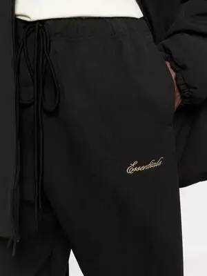 Fear Of God Drawstring Logo Track Pants - Black