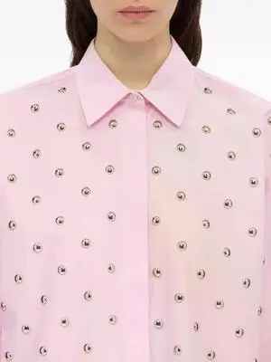 MSGM Embellished Shirt - Pink