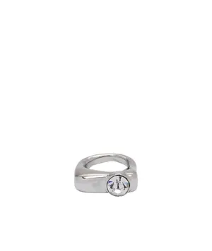 Dries Van Noten Embellished Statement Ring - Silver