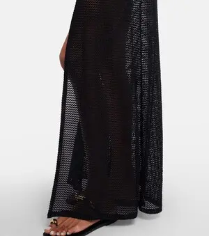 MONTCE Crochet Beach Cover-up - Black