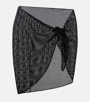 MONTCE Crochet Beach Cover-up - Black