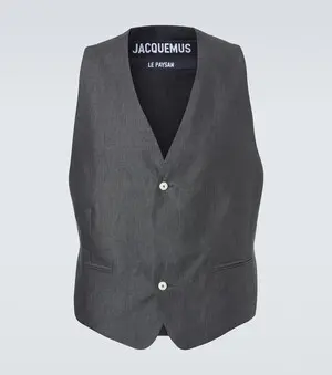 Tie Detailed Vests For Men
