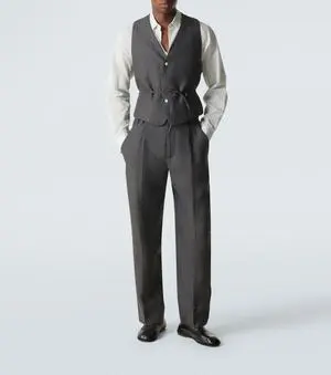 Jacquemus Paysan Striped Linen Vest