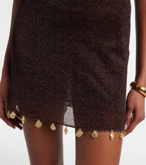 Oseree Lumière Cutout Minidress