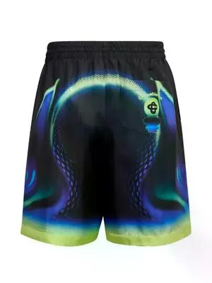 Casablanca Printed Drawstring Shorts