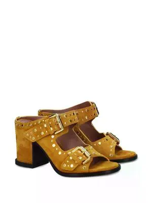 Premiata Studded Buckle Sandals - Yellow