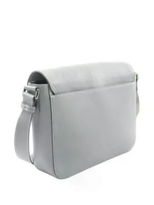 Dior Leather Saddle Messenger Bag - Grey