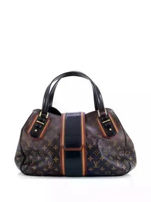 LOUIS VUITTON Griet Handbag Limited Edition Monogram Mirage Satchel - Black