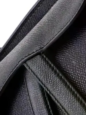 Dior Saddle Handbag Leather Mini Shoulder Bag - Black