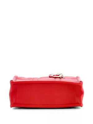 Dior Book With Strap Macrocannage Quilt Calfskin Mini Tote Bag - Red