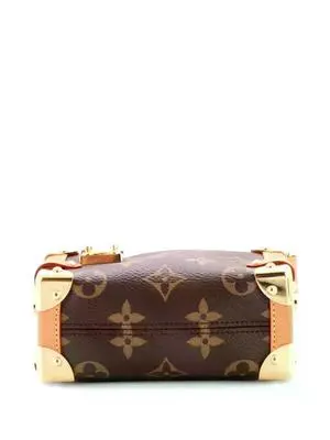 LOUIS VUITTON Side Trunk Handbag Monogram Canvas Pico Shoulder Bag - Brown