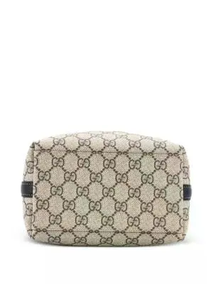 Gucci Gg Coated Canvas Small Bucket Bag