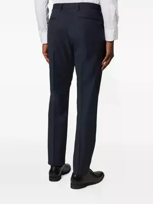 Boggi Milano Micro Patterned Stretch Wool Pants
