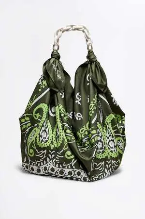Scanlan Theodore Silk Bandana Bag