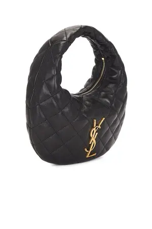 Saint Laurent Icare Cassandre Baby Hobo Bag - Nero