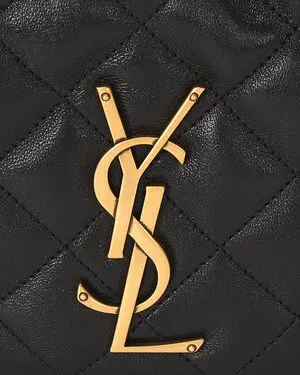 Saint Laurent Saint Laurent Icare Cassandre Baby Hobo Bag Nero