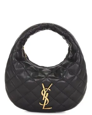 Saint Laurent Icare Cassandre Baby Hobo Bag - Nero