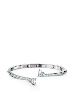 SWAROVSKI Heart Crystal Bracelet - Silver