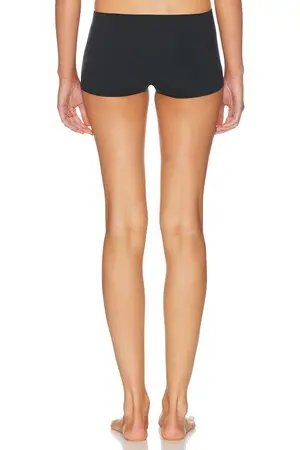 SKIMS Everyday Cotton Boyshort In Grey - Onyx
