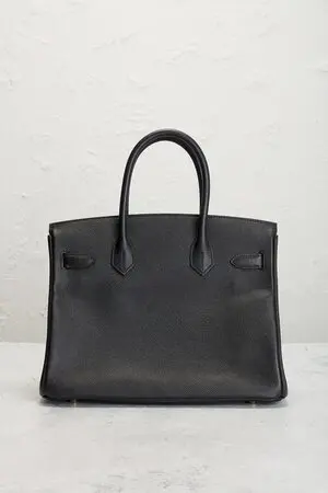 Hermès Epsom Birkin 30 Handbag - Noir