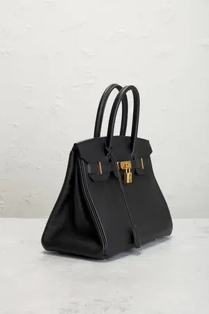 Hermès Epsom Birkin 30 Handbag - Noir