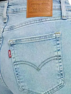 LEVI'S 721 Skinny Jeans With Raw Cut Hem