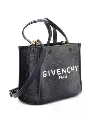 Givenchy G-4g Embossed Coated Canvas Mini Tote Bag
