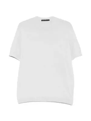 LOW BRAND Ribbed-hem T-shirt