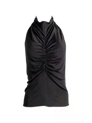 Atlein Halterneck Tank Top - Black