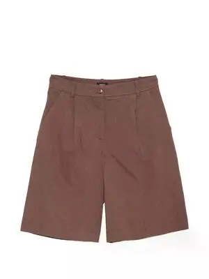 Pinko Tailored Linen-blend Shorts