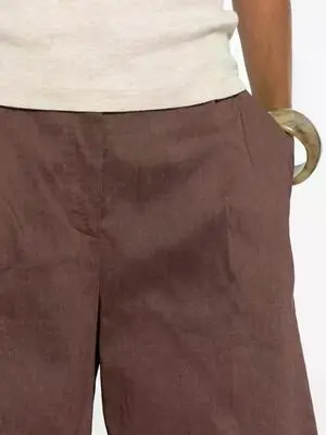 Pinko Tailored Linen-blend Shorts