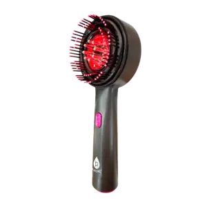 PURSONIC 3-in-1 Led Therapy Scalp & Hair Treatment Brush - Black