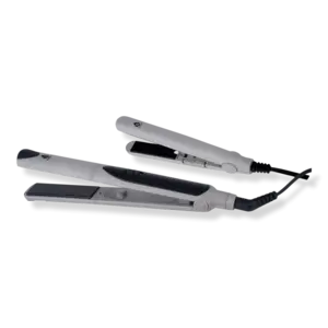 PURSONIC Professional Salon Quality Flat Iron Hair Straightener With A Free Travel Straightener - Silver