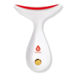 PURSONIC Led Light Therapy Neck & Face Sculpting Wand - White