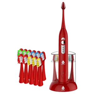 PURSONIC Spm Electric Movement Rechargeable Electric Toothbrush - Red