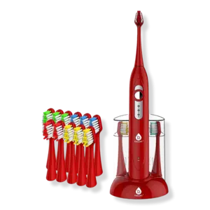 PURSONIC Spm Electric Movement Rechargeable Electric Toothbrush - Red