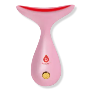 PURSONIC Led Light Therapy Neck & Face Sculpting Wand - Pink