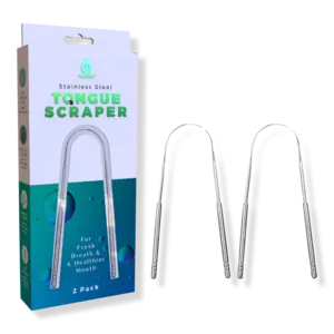 PURSONIC Stainless Steel Tongue Scraper - One-color