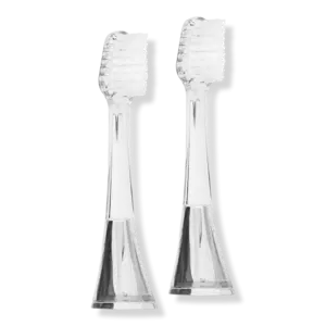 SUPERSMILE Zina45 Sonic Pulse Toothbrush Replacement Heads - Chrome Silver